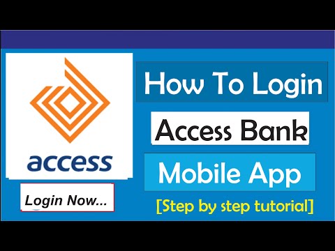 How To Login Access Bank Mobile App