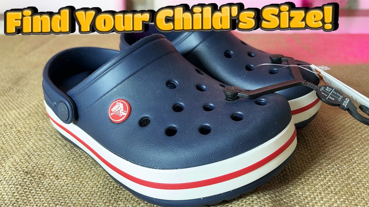 Find Your Child’s CROCS SIZE! Heel to toe measures demonstration!