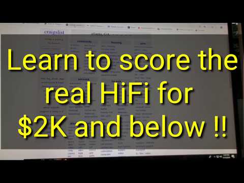 Learn how to buy used HiFi online like a pro! Score for $2k and below.