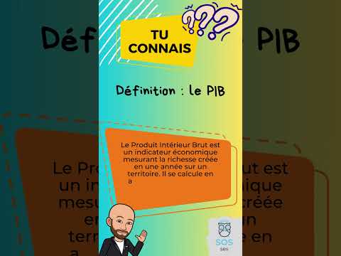 Définition du PIB #bac #croissanceéconomique #definition #ses