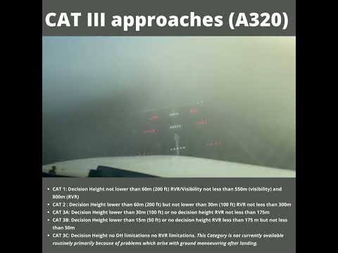 CAT III approaches A320