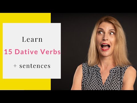 15 Luxembourgish Dative Verbs