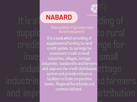 Meaning of NABARD full form of NABARD....work of NABARD @: