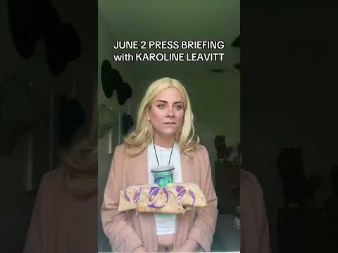 June 2 Press Briefing with Karoline Leavitt #tacobelle