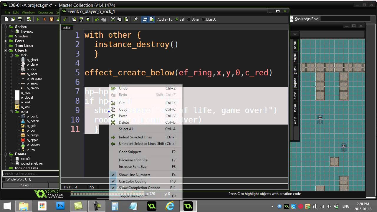 GPC 08-01-A  (GameMaker Scripts and Return Values)