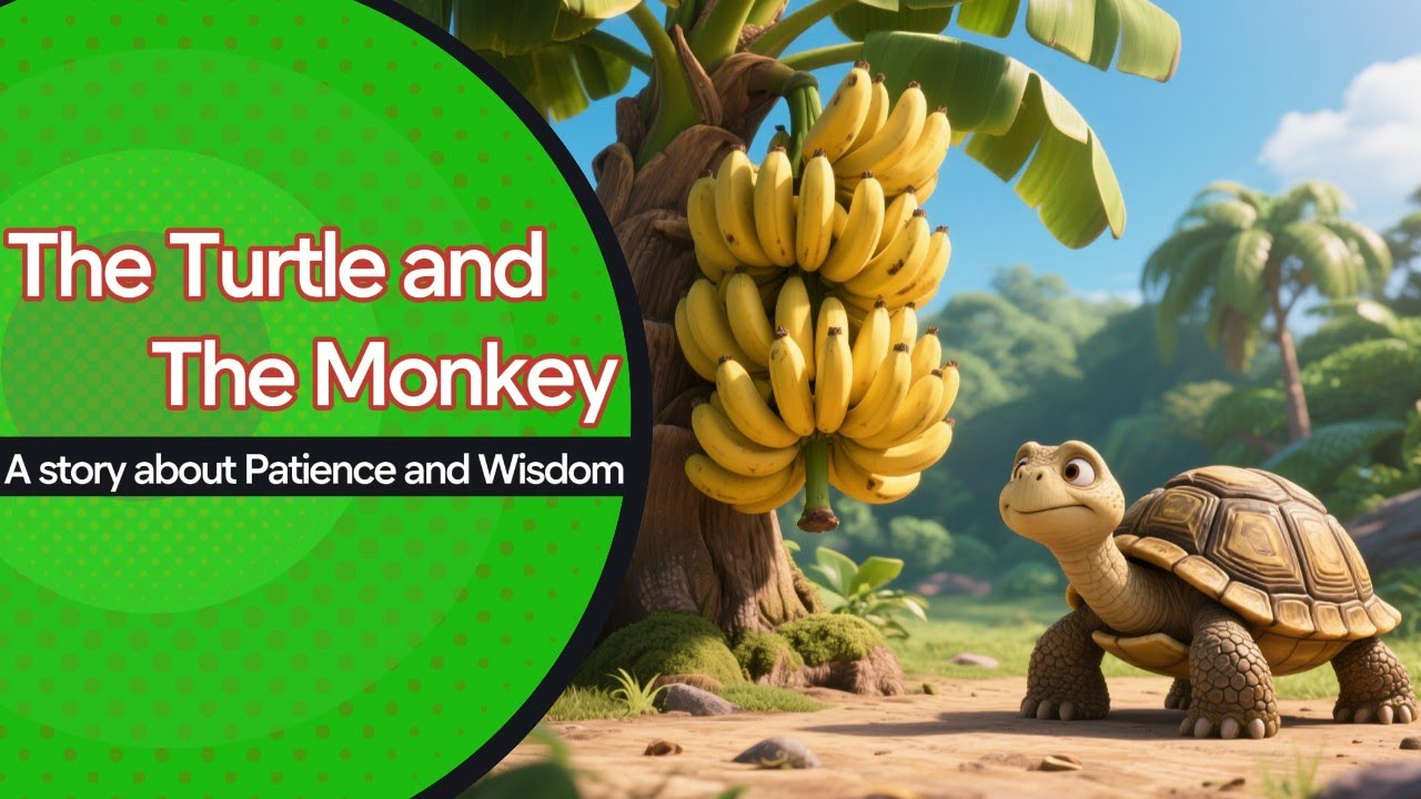 The Turtle and The Monkey | A Classic Moral Story About Patience & Wisdom