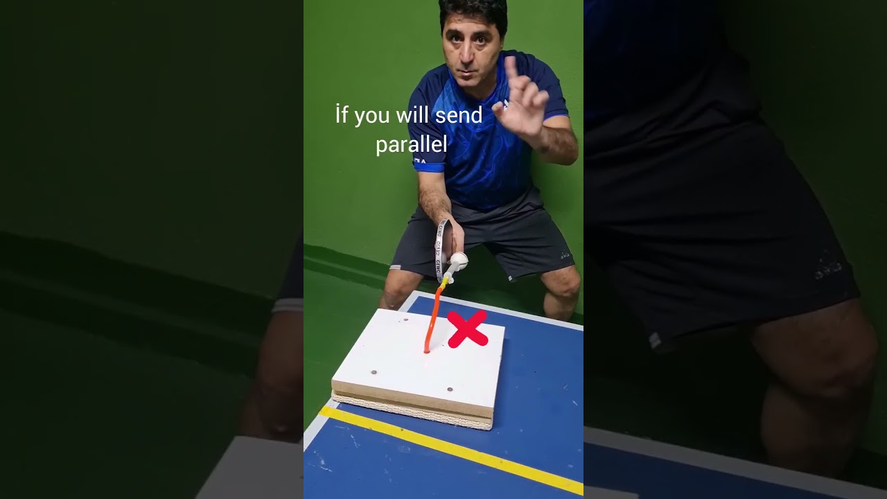 Alternative / Return Side Serve to Parallel #shortsvideo #shortsyoutube #tricks #howto #howtomake