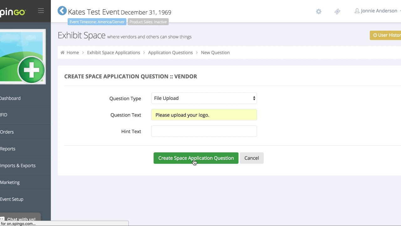 How to build a vendor application - Event Master