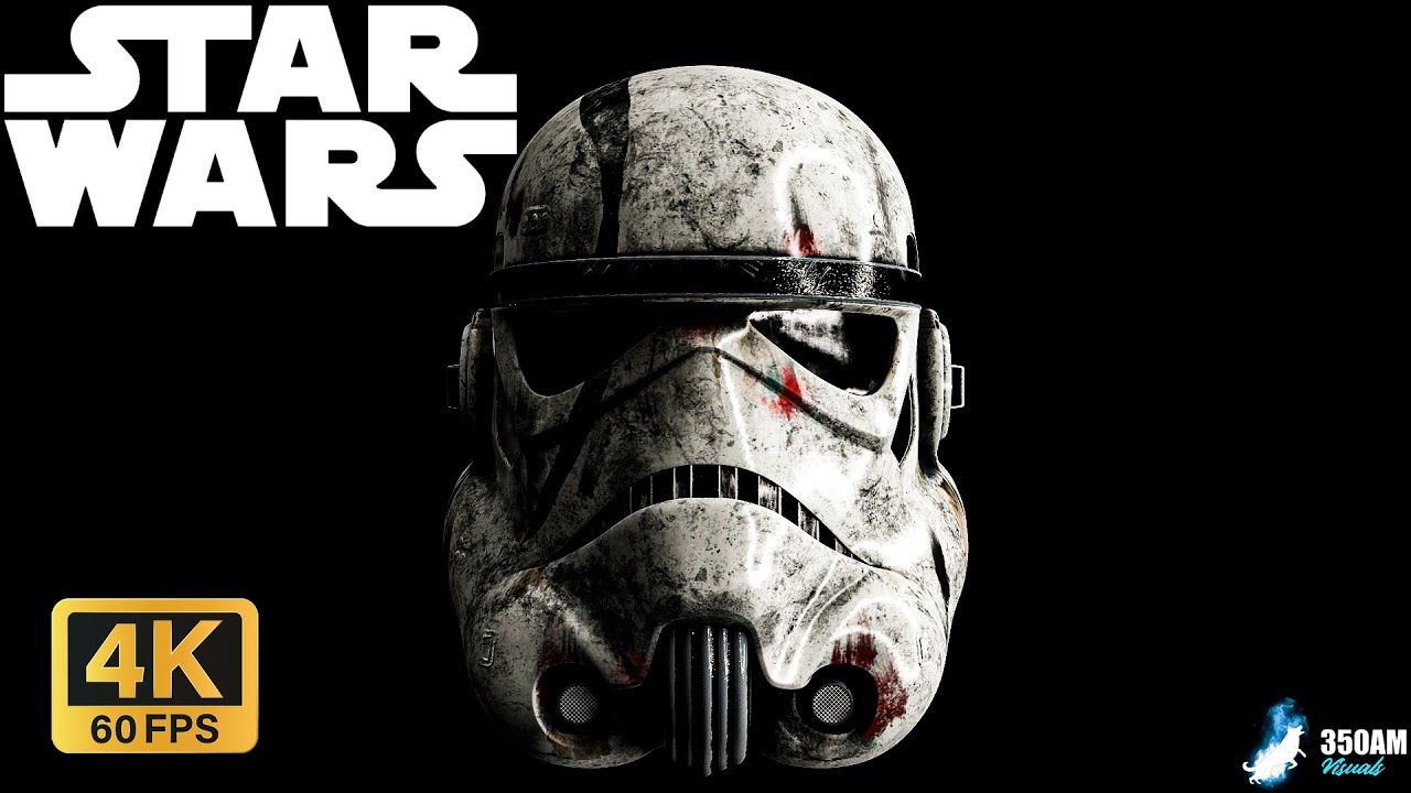 STAR WARS – Ambient Storm Trooper Helmet Loop - 4K Ultra HD 60fps