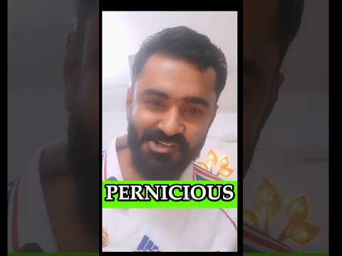 Pernicious - Meaning & Examples - Day 2 - Vocabulary Challenge #spokenenglish