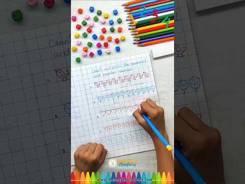 ✍️ Count & Write the Correct Number 🔢 Mathematics Worksheets for Kindergarten 🍎 #shorts #kids #viral