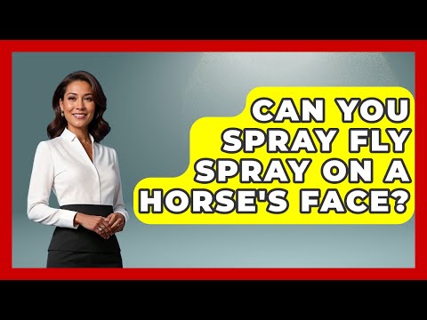 Can You Spray Fly Spray On A Horse's Face? - The Horses Stable