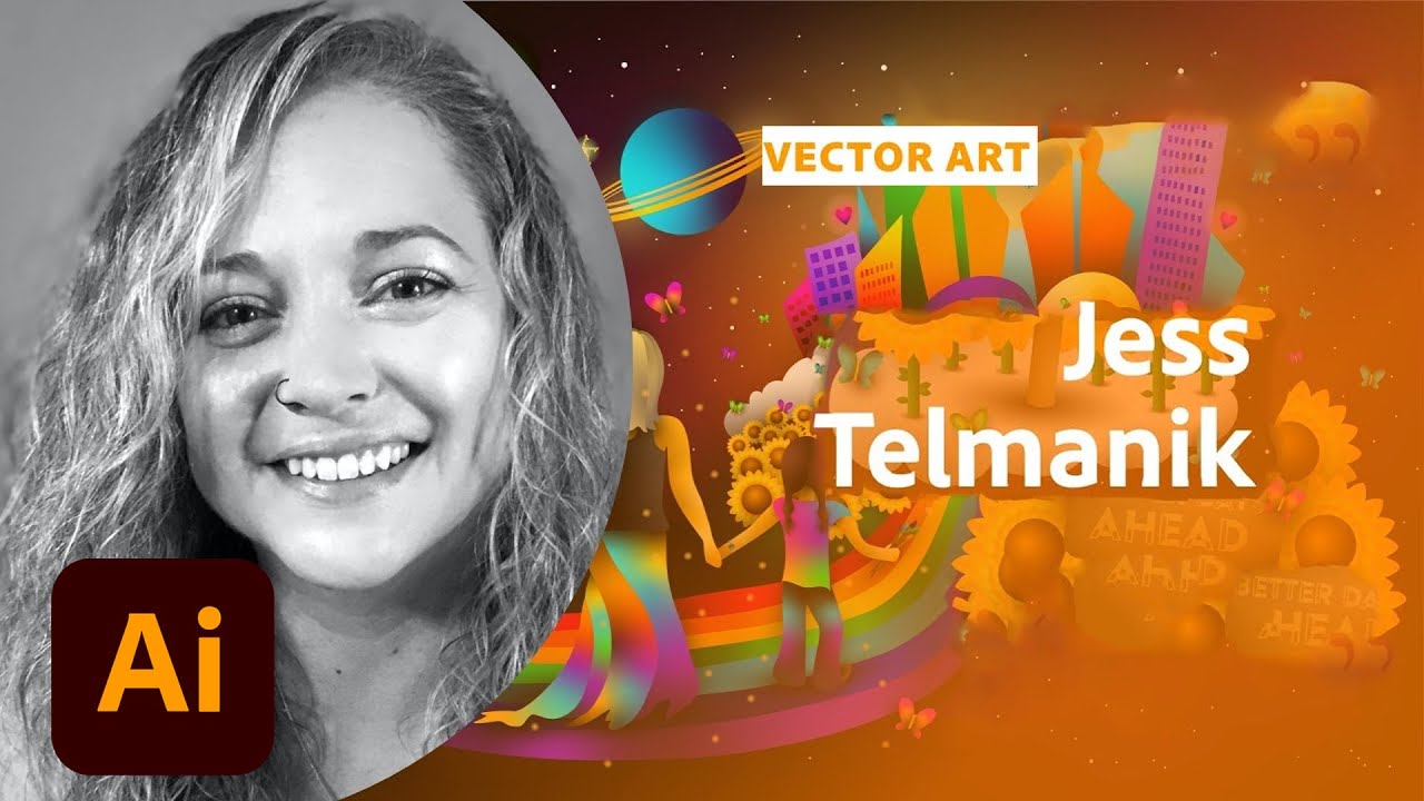 Exploring Gradients in Illustrator on the iPad with Jess Telmanik - 1 of 2 | Adobe Creative Cloud