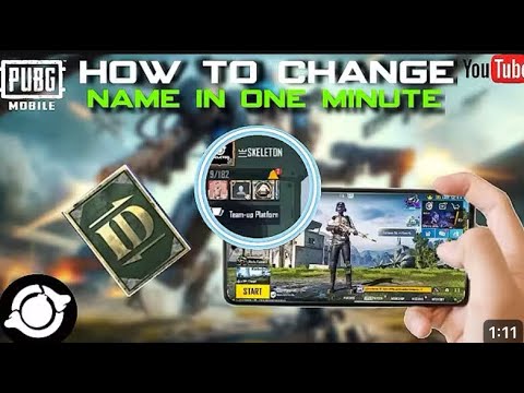 How to change name in pubg mobile.Full explained