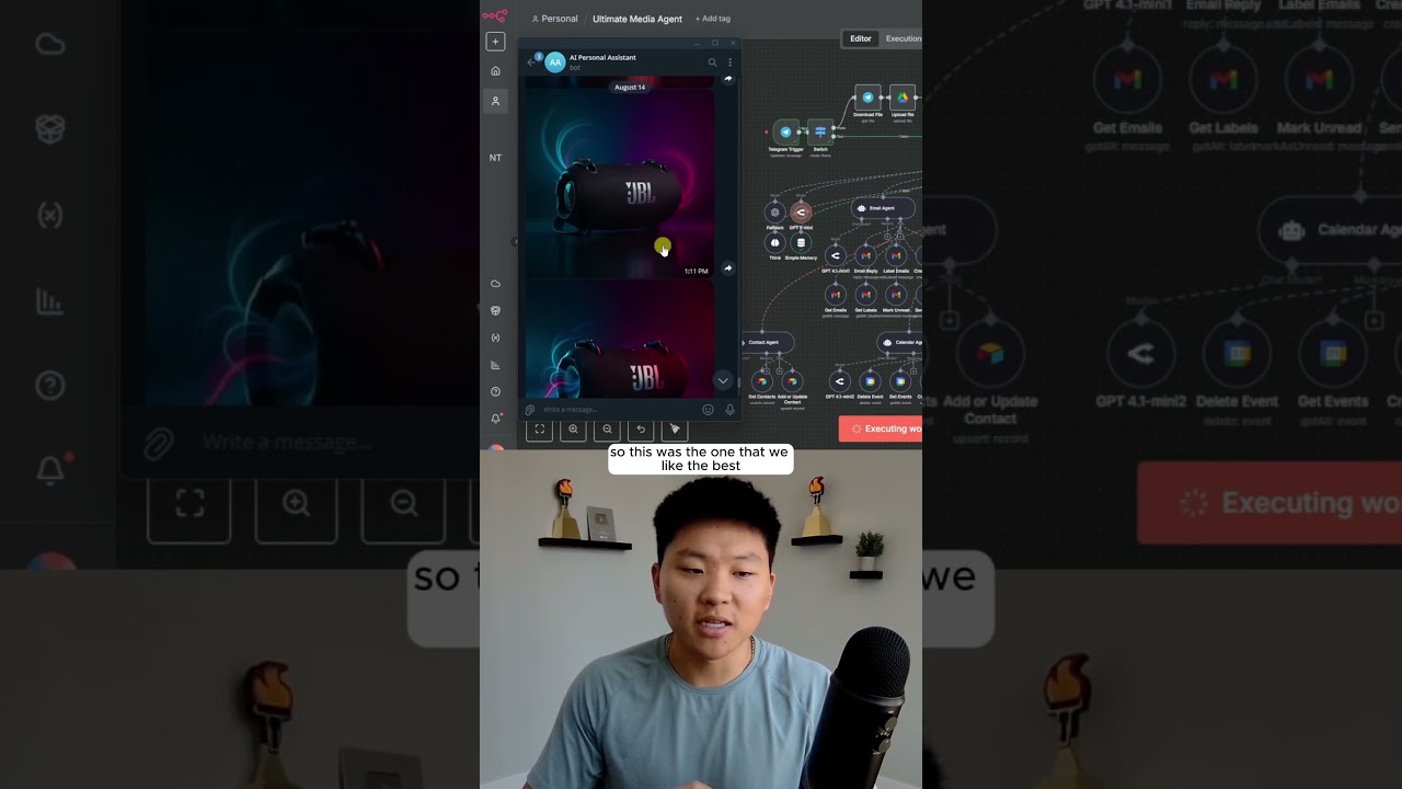 An Army of Media Agents That Do Everything (n8n)  #aiagent #artificialintelligence #n8n