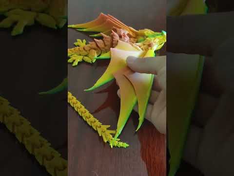 3D Printed Articulated Biting Dragon