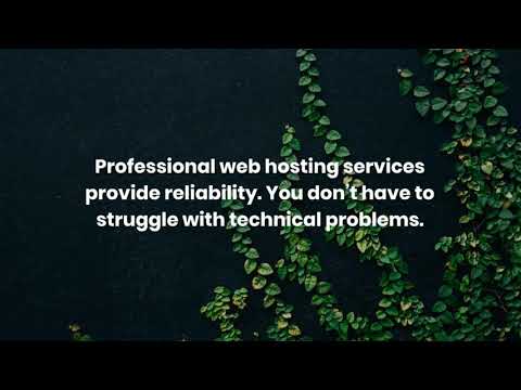 Benefits of Professional Web Hosting Services
