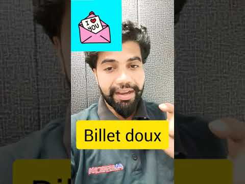 #Another word for love letter #प्रेम पत्र improve your vocabulary billet doux ❤️# shorts in