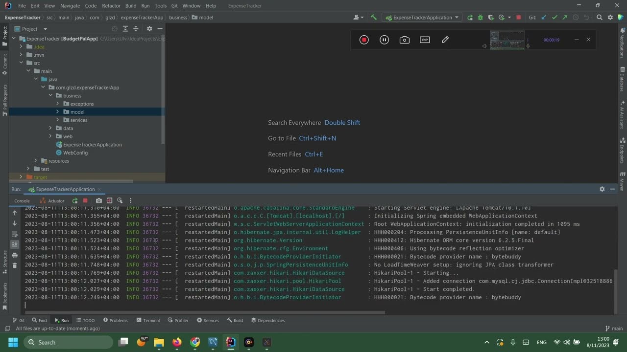 Expense Tracker Application - Java, Spring Boot, MySQL, Thymeleaf