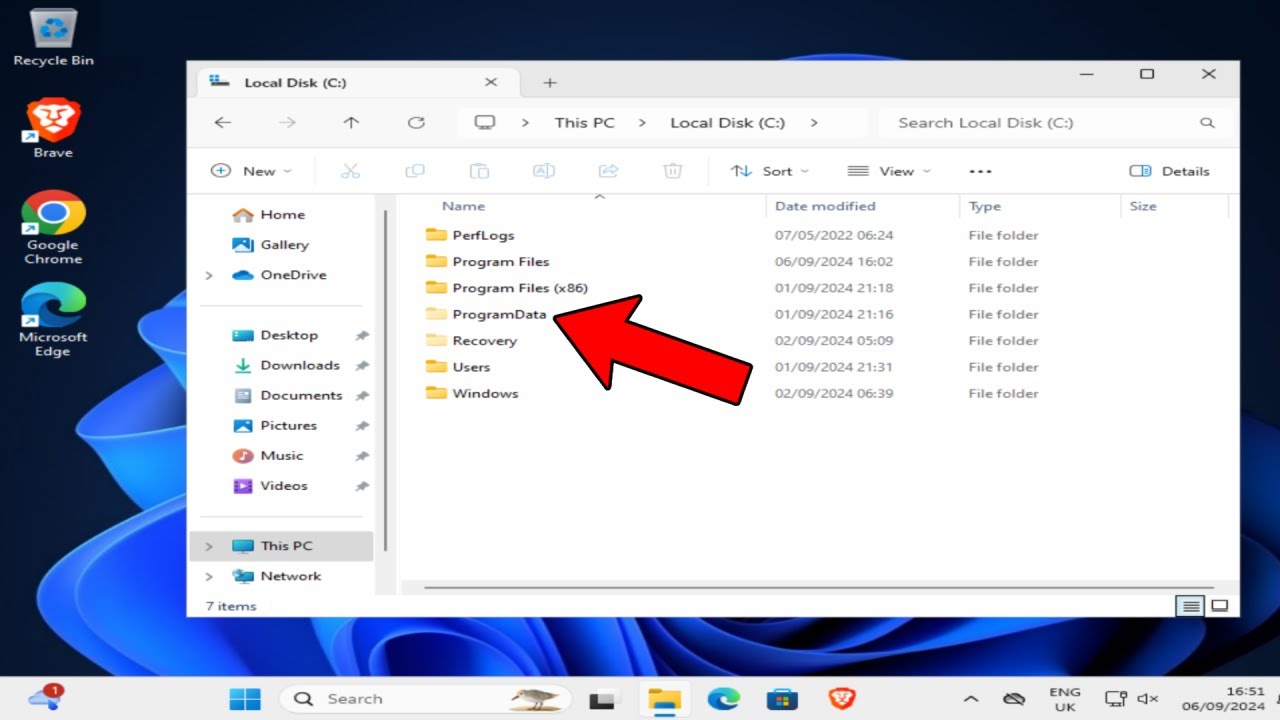 How To Fix Hidden Program Data Folder in Windows 11