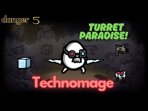 TURRET PARADISE | Technomage beating Danger 5 with Icicle | BROTATO | Crash Zone