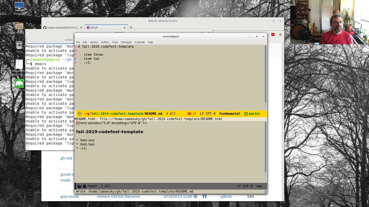 Using Emacs 59 - Markdown