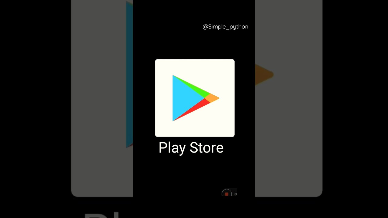 Python Turtle Play Store logo design #python #programming #playstore #logo #shorts