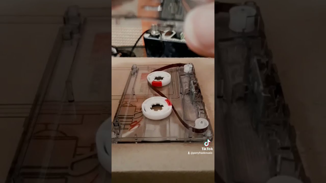 Cassette Tape Loop // Mini Tutorial #shorts #tapecassette