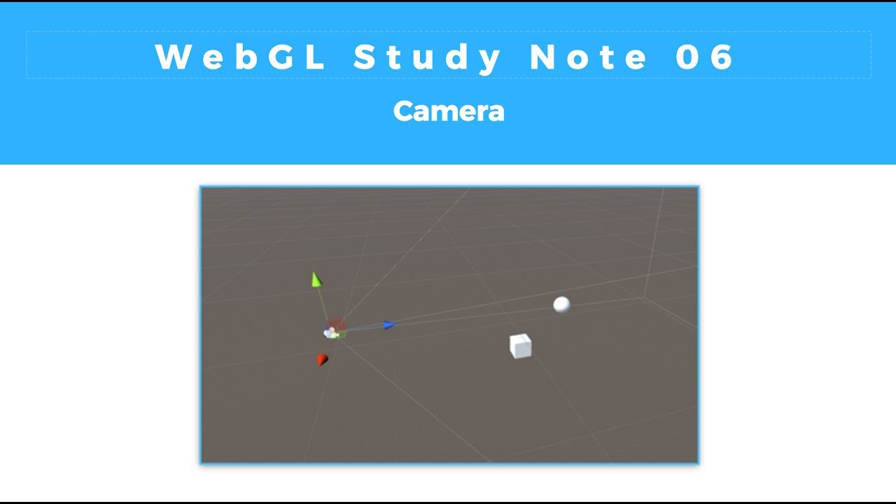 WebGL Study Note 06: Camera