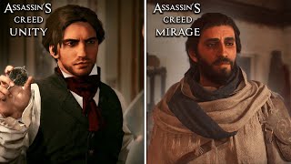 AC Mirage Cutscenes Comparison to a 10 year old game at Assassin's ...