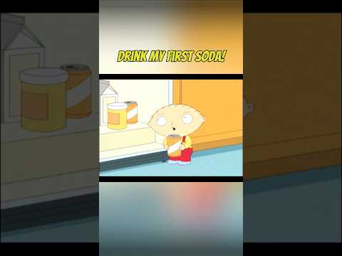 Stewie's First Soda! 🥤 #familyguy #familyguymemes #familyguyfunnymoments