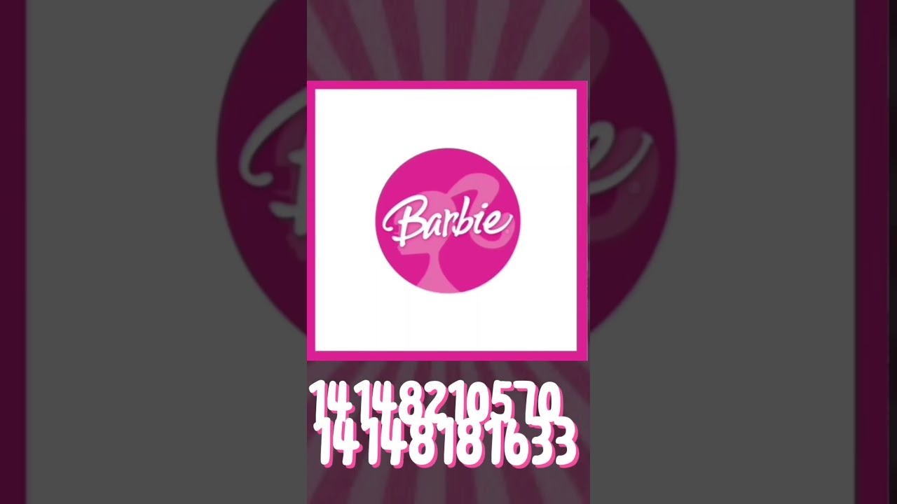 Barbie image id's and outfits for bloxburg!Thoughts on the new barbie movie?Check my tt its.sxpphire