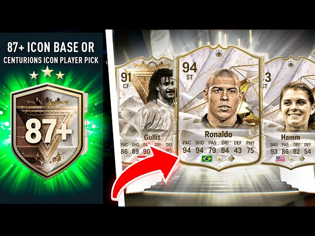 EA FC 24 87+ Base/Centurions Icon Player Pick SBC: Best and worst players you can get