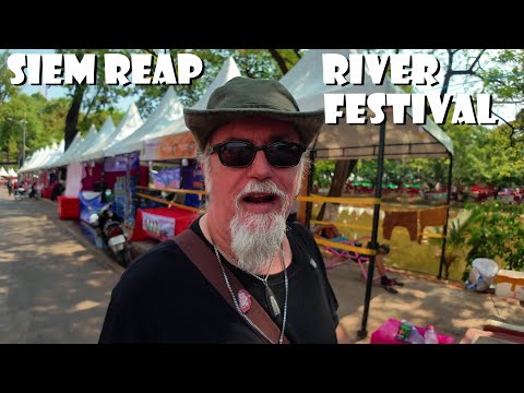 The Frugal Vlog - E67 - Siem Reap River Festival Final Day 🇰🇠Siem Reap