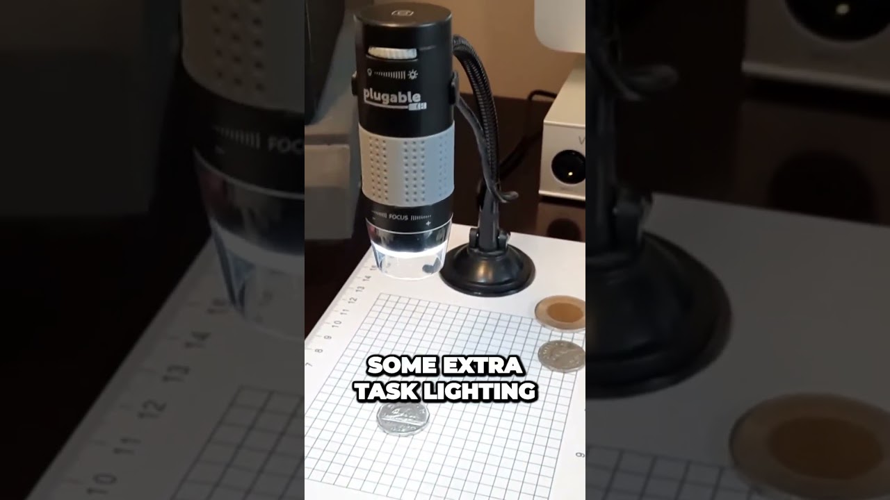 Must-Have!! Get the best view in town with a versatile USB Microscope!  #coinrollhunting  #silver
