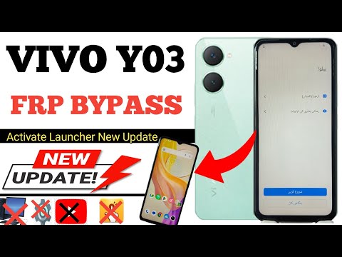 Vivo YO3 | YO3T/Google/Frp Bypass Android 14/ Activity Launcher New Update β
Without Pc