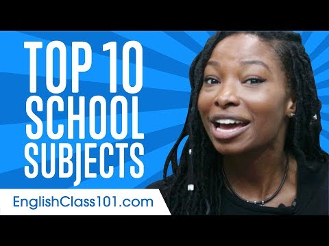 Top 10 School Subjects in the US