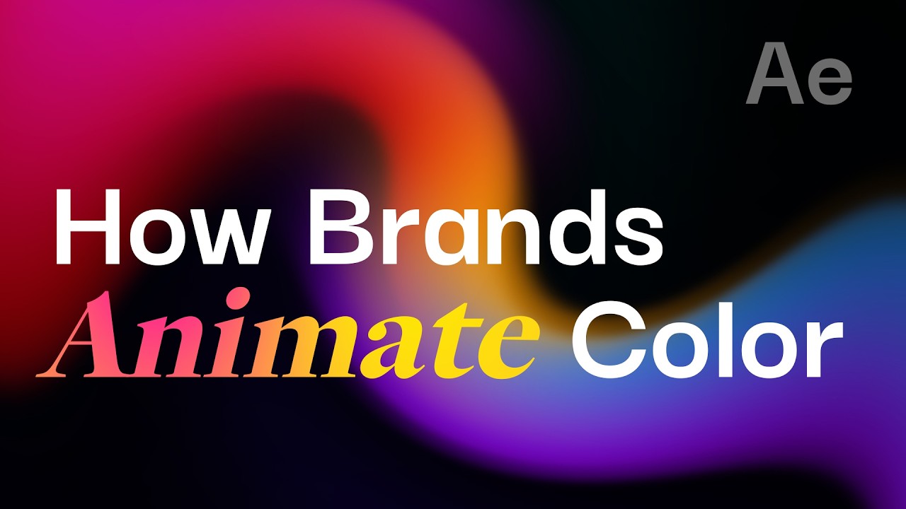 How to Animate Color | Gradient Backgrounds in After Effects