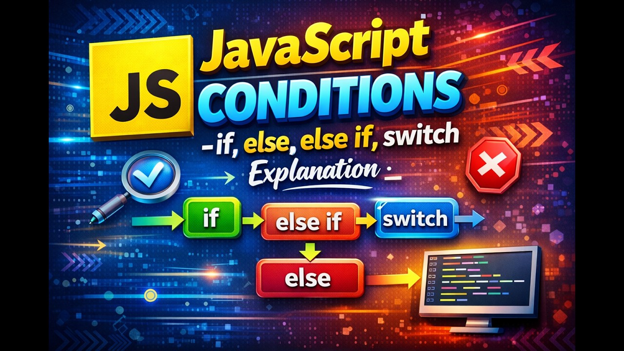 JavaScript Conditions (Decision Making)