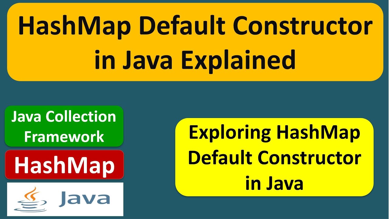 HashMap (Default Constructor) | Java Collection Framework