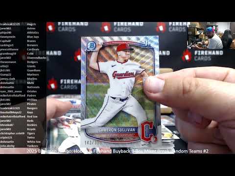6/20/2025 2025 Bowman Jumbo, Hobby & Firehand Buyback 8 Box Mixer Break Random Teams #2