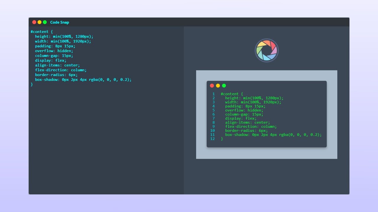 Build own your Code Snap using HTML CSS & JavaScript | Code Snap