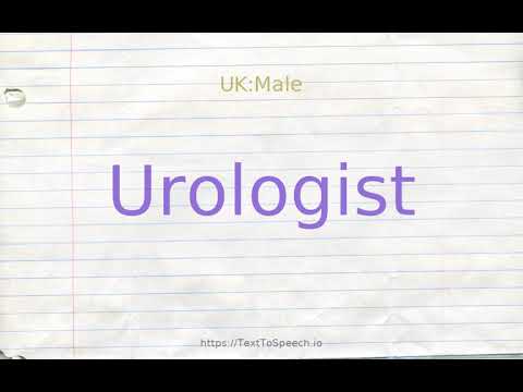How to pronounce urologist