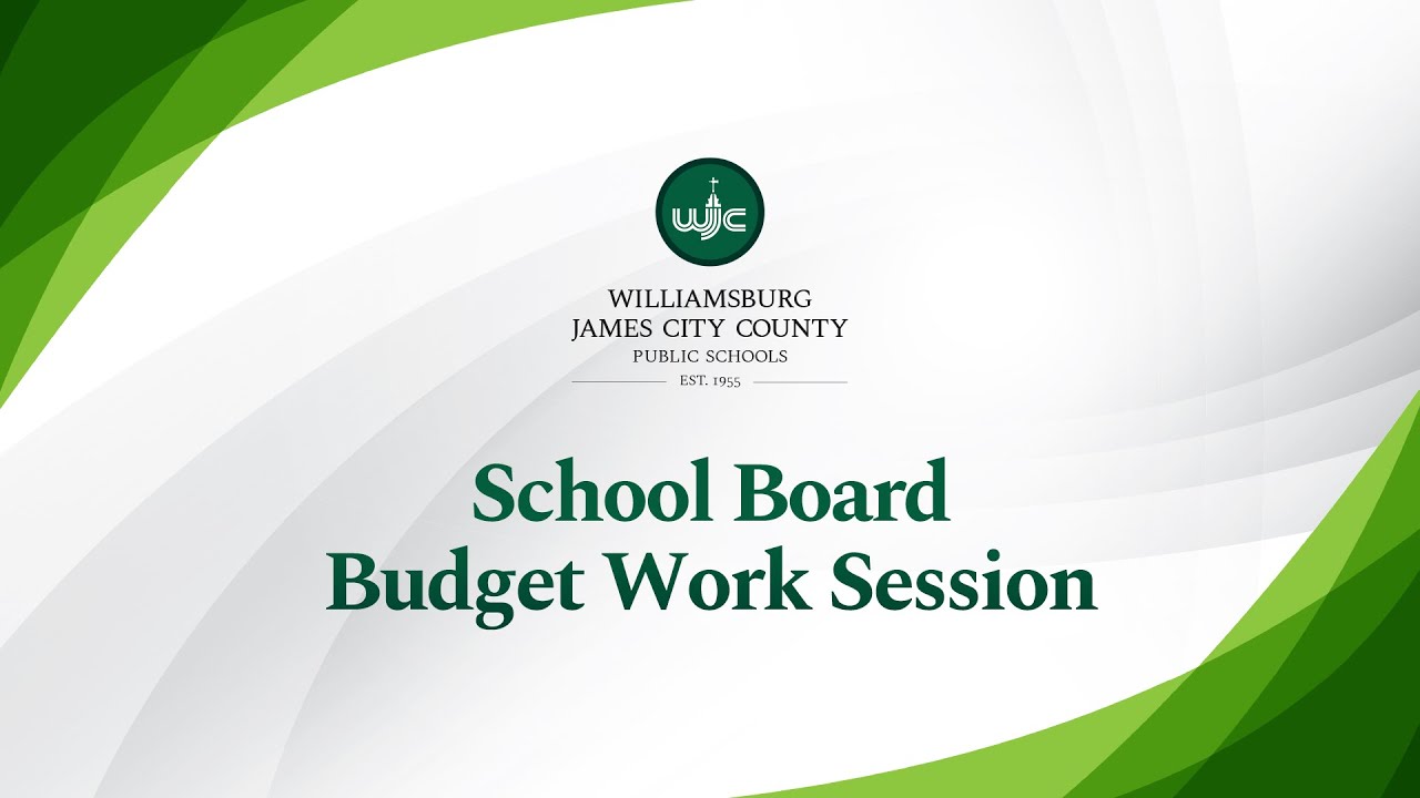 School Board Budget Work Session from 1/13/2026