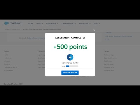 Build a Custom Home Page for Lightning Experience | Lightning App Builder - Trailhead