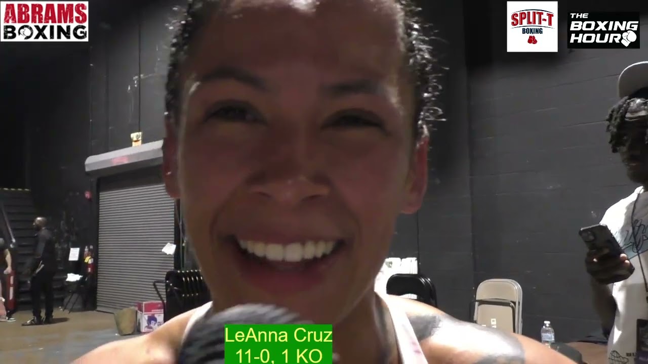 VIDEO: WBA Continental American Super Fly. Champion LeAnna Cruz Talks ...