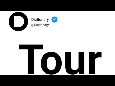 Tour Meaning In English