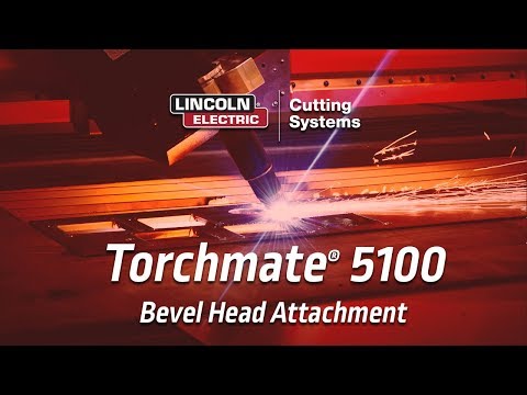 Torchmate 5100 | Cut Weld-Ready Parts | Optional Bevel Head Attachment