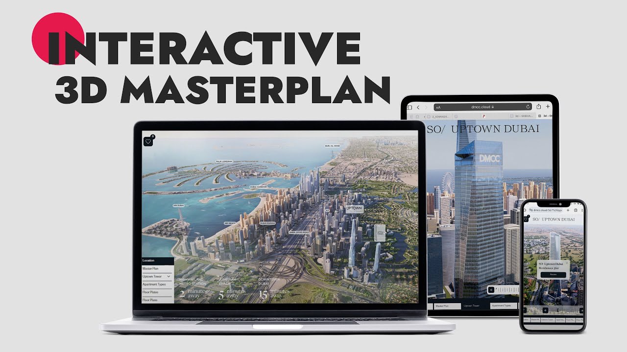 Interactive 3D Masterplan by VisEngine