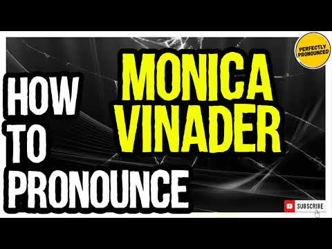 MONICA VINADER PRONUNCIATION | How to Pronounce Monica Vinader CORRECTLY